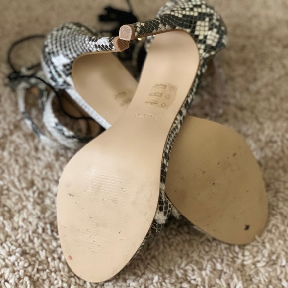 Aldo | Shoes | Snakeskin Strappy Aldo Heels | Poshmark